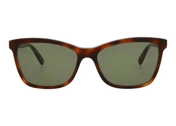 Saint Laurent Acetate Cat Eye Sunglasses - Havana/green (sl502/30013066