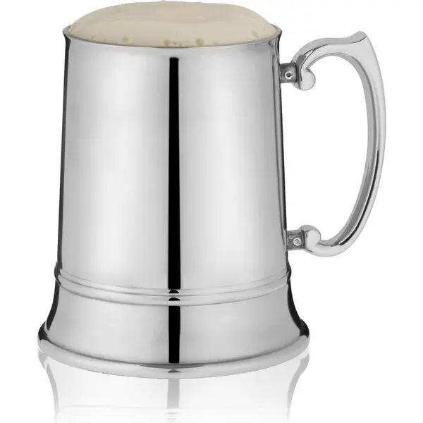 VISKI Beer Stein In Stainless Steel - Silver