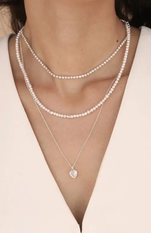 Ettika Layered Charm And Freshwater Pearl Necklace