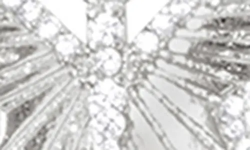 Ettika Butterlfy & Freshwater Pearl Pendant Necklace - Silver