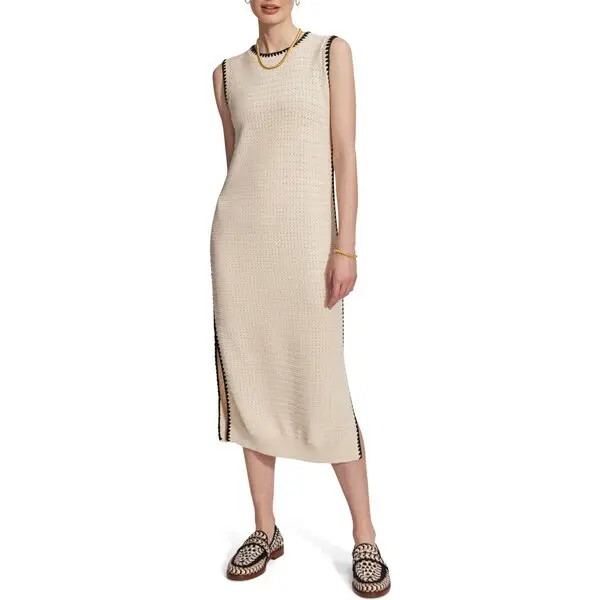 Varley Dwight Sleeveless Midi Dress - Birch