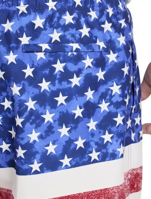 HARBOR BAY BY DXL Harbor Bay Patriotic Swim Trunks