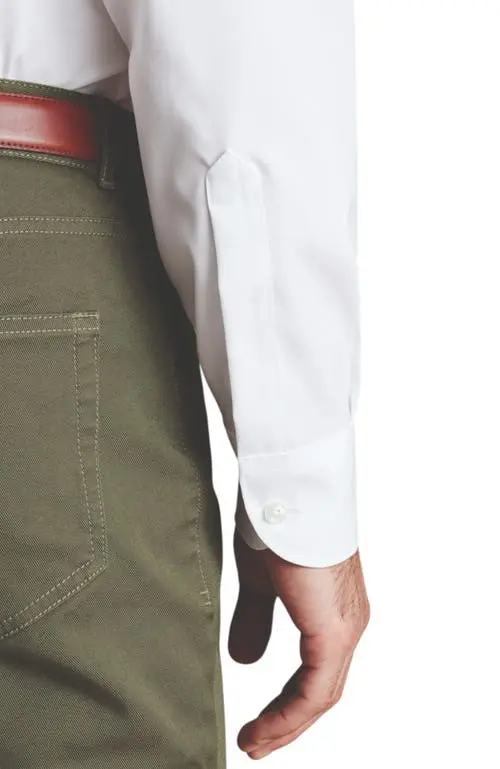 CHARLES TYRWHITT Non-iron Oxford Shirt - White
