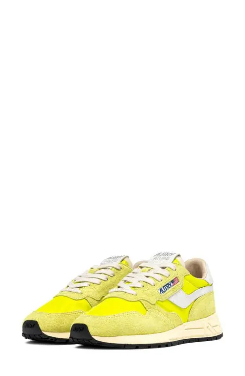 AUTRY Reelwind Low Top Sneakers - Yellow/white