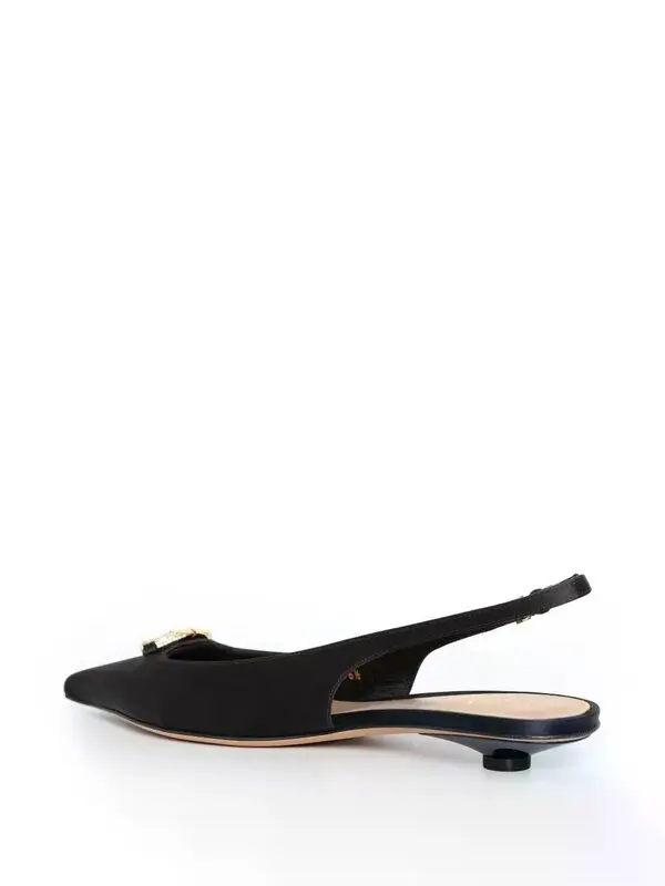 Valentino Garavani Vlogo Signature Slingback Pumps - Black