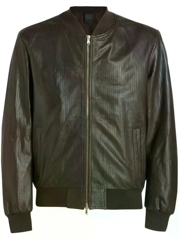 GIOCASTA Bomber Leather Jacket