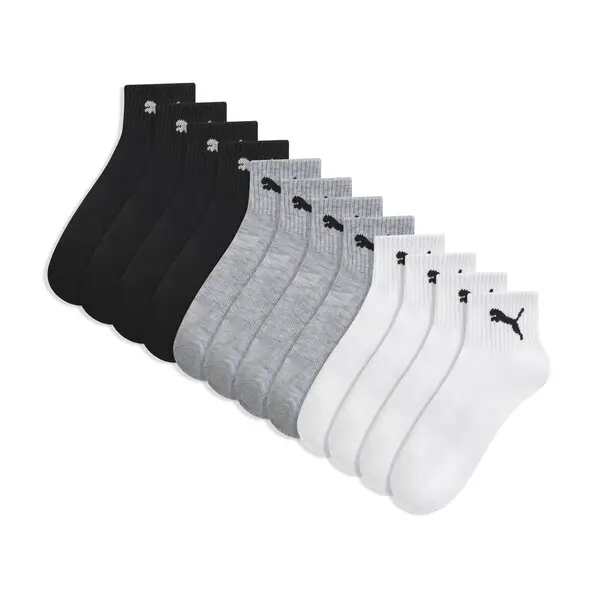 PUMA Half Terry Quarter-length Socks - White