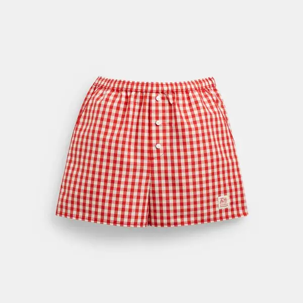COACHTOPIA Loop Gingham Boxer Shorts