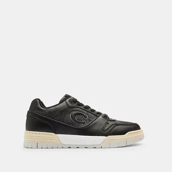 COACH Soho Sneaker In Signature Canvas - Charcoal/black