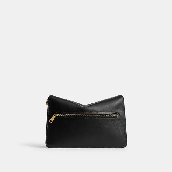 COACH Chain Tabby Shoulder Bag - Brass/black