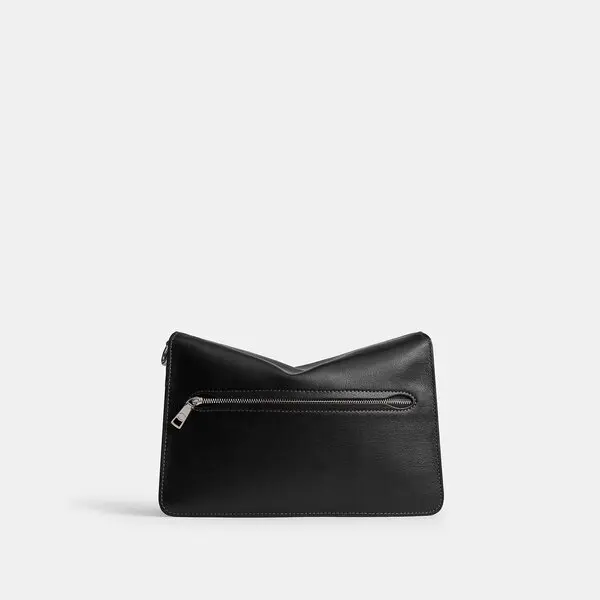 COACH Chain Tabby Shoulder Bag - Silver/black