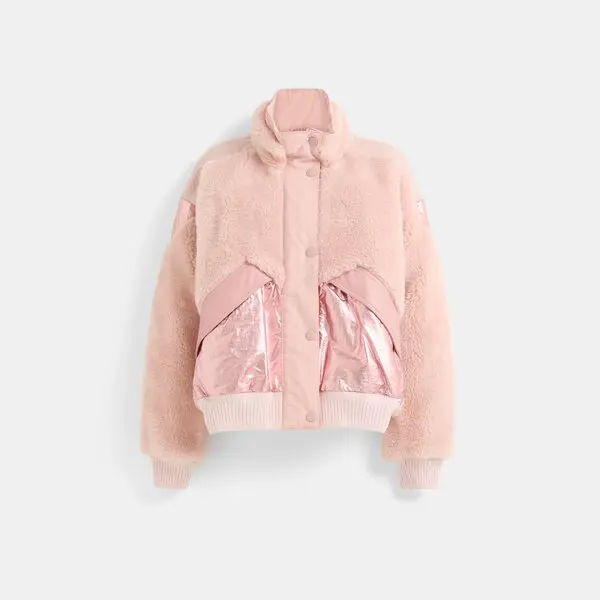 COACH Restored Pieced Fleece Jacket