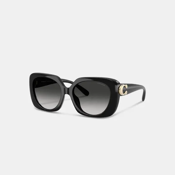 COACH® Oversized Square Sunglasses - Black