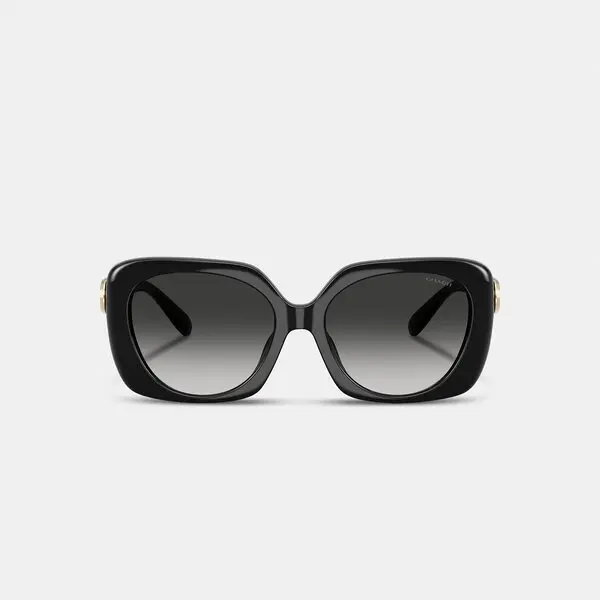 COACH Oversized Square Sunglasses - Black