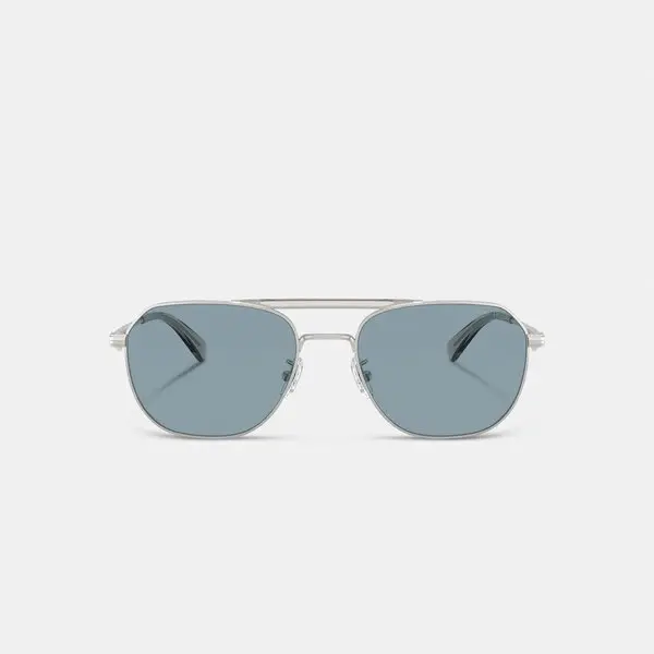 COACH C Hardware Metal Navigator Sunglasses