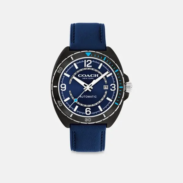 COACH Charter Automatic Watch, 44mm - Blue
