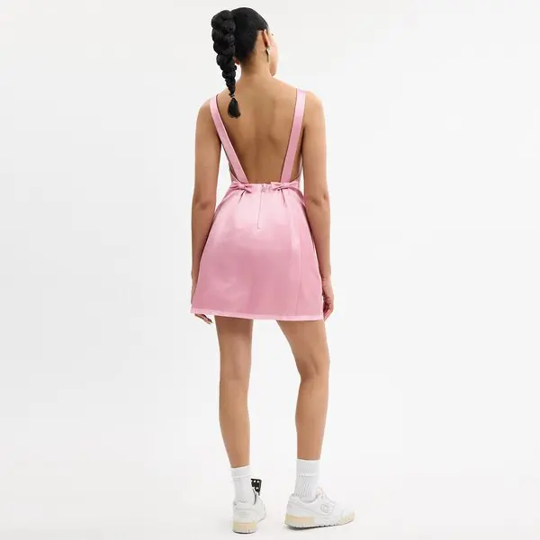 pink coach dress Brain Dead x Coach Short Sleeve Denim Mini Dress