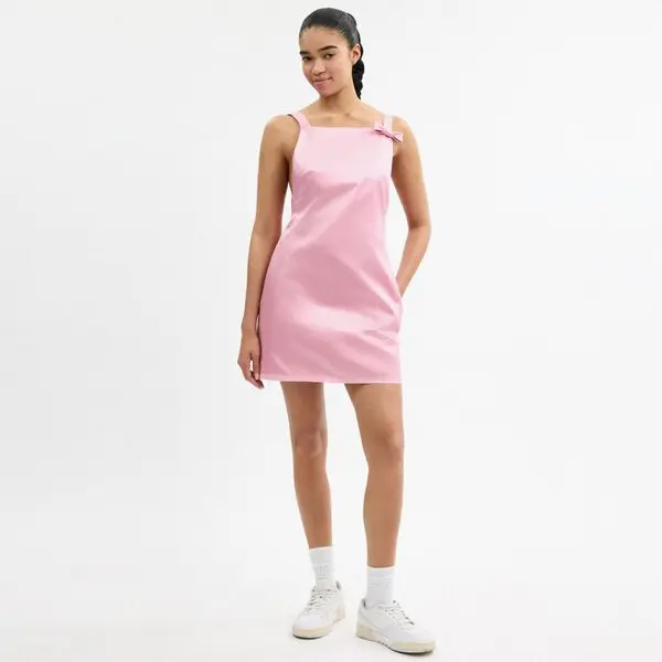 pink coach dress Brain Dead x Coach Short Sleeve Denim Mini Dress