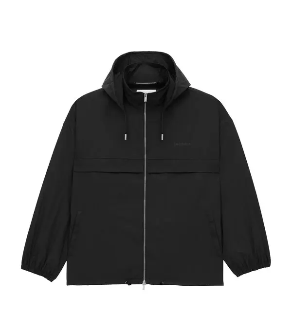 Saint Laurent Water-repellent Windbreaker - Black