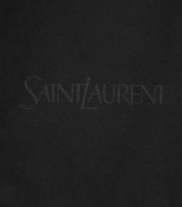 Saint Laurent Water-repellent Windbreaker - Black
