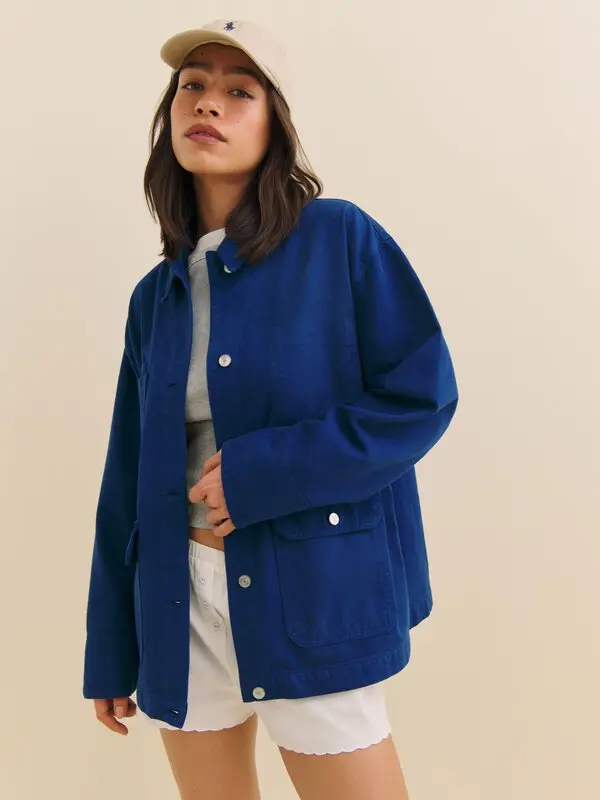 REFORMATION Callum Denim Chore Jacket