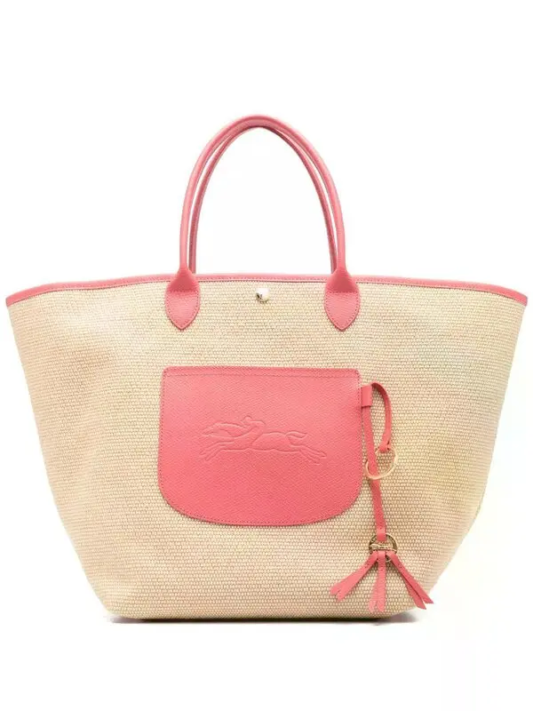 Longchamp Large Le Pliage Basket Bag - Neutrals