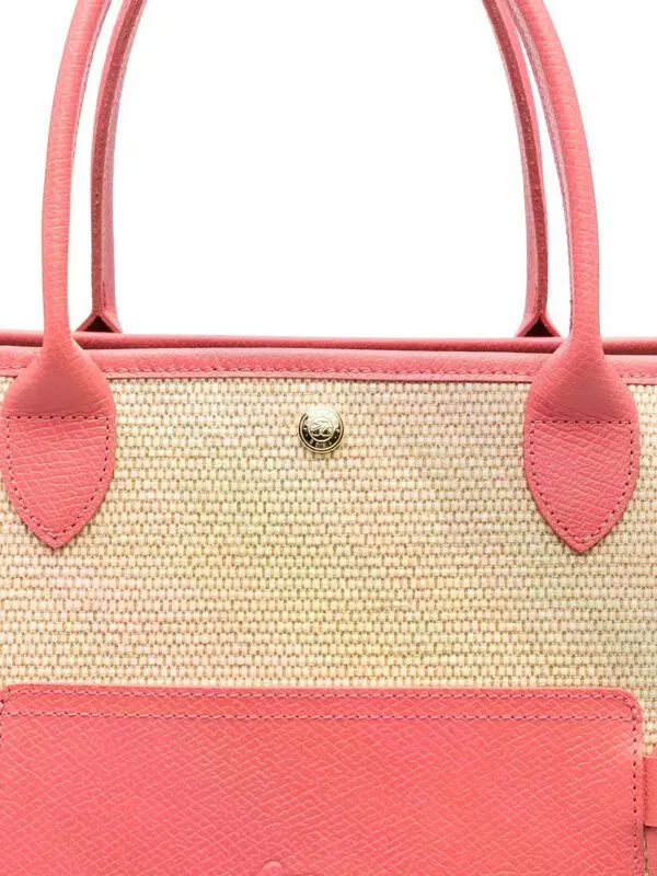 Longchamp Large Le Pliage Basket Bag - Neutrals