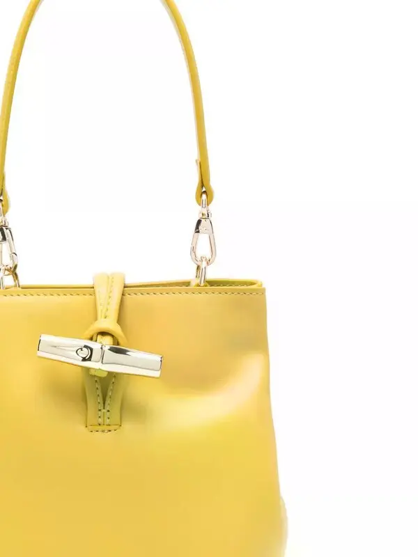 Longchamp Mini Le Roseau Bucket Bag - Yellow