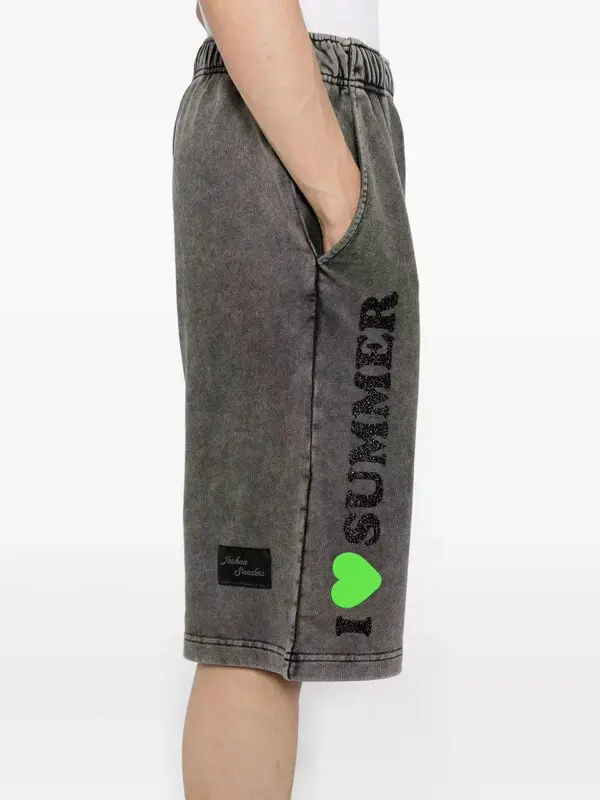Joshua Sanders Slogan Print Shorts
