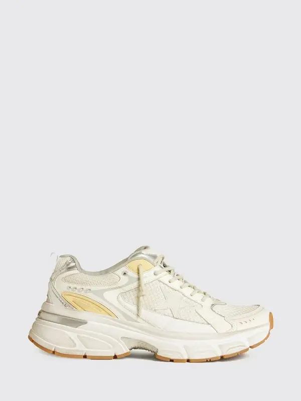 GOLDEN GOOSE Lightstar Bicolour Leather And Mesh Low-top Trainers
