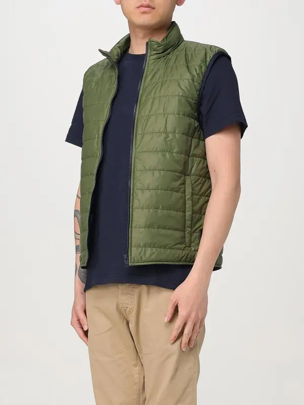 FAY Quilted Vest - Green