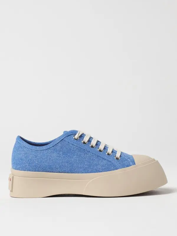 Marni Lace-up Sneakers - Sky Blue