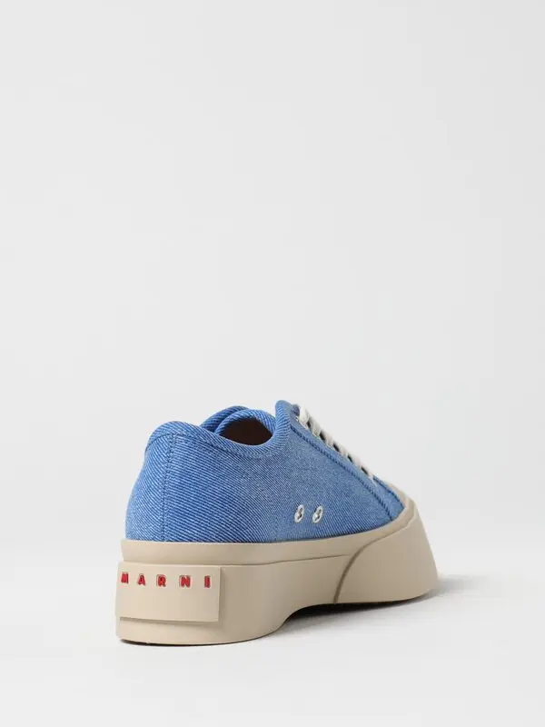 Marni Lace-up Sneakers - Sky Blue