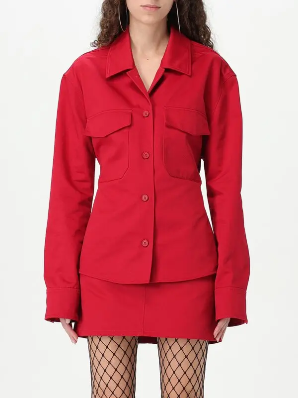 COURREGES Button-up Shirt With Pocket Detail