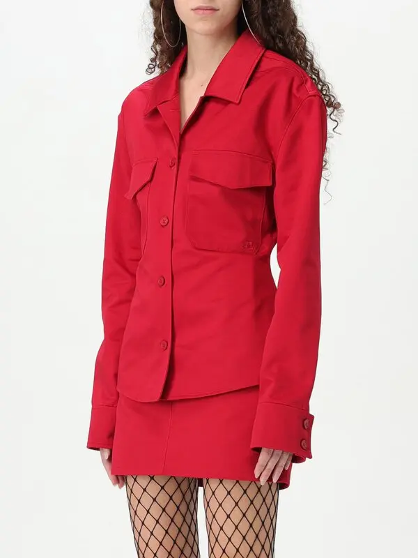 COURREGES Button-up Shirt With Pocket Detail