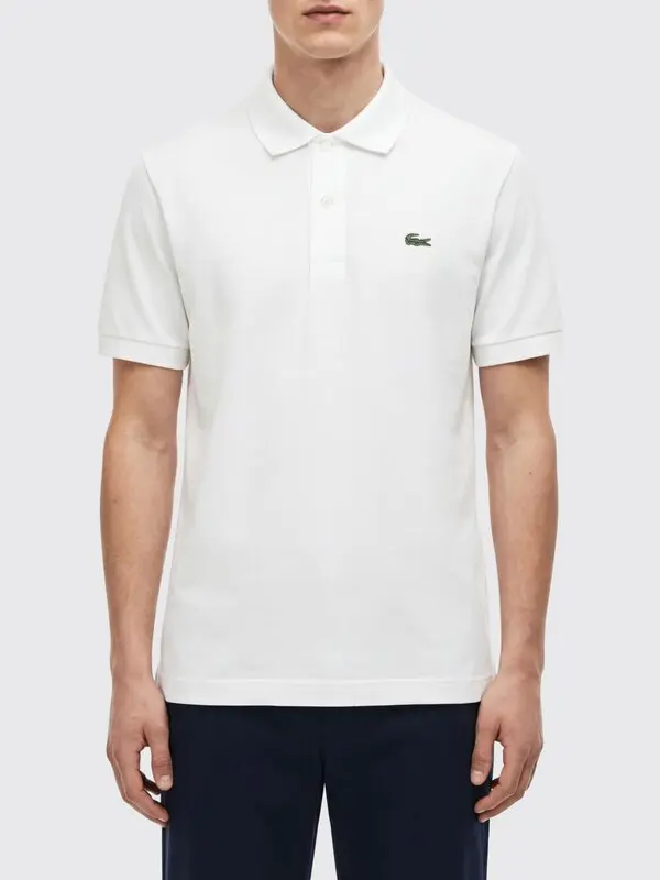 Lacoste Cotton Polo Shirt With Logo - White