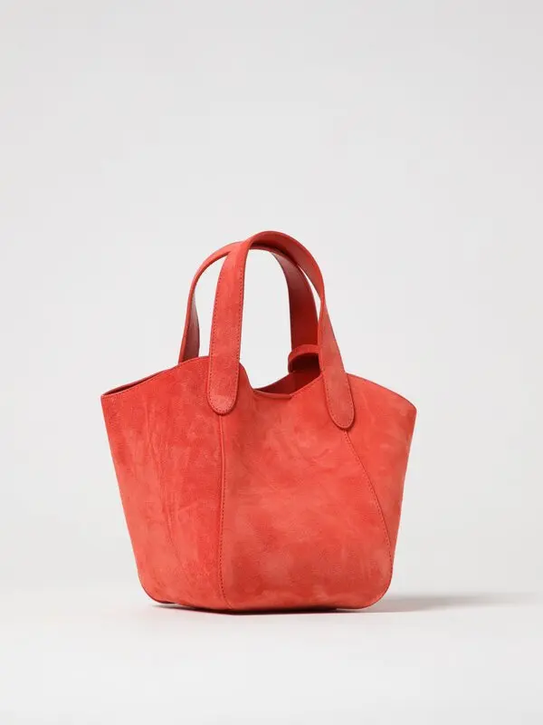 Giorgio Armani Suede Handbag - Orange