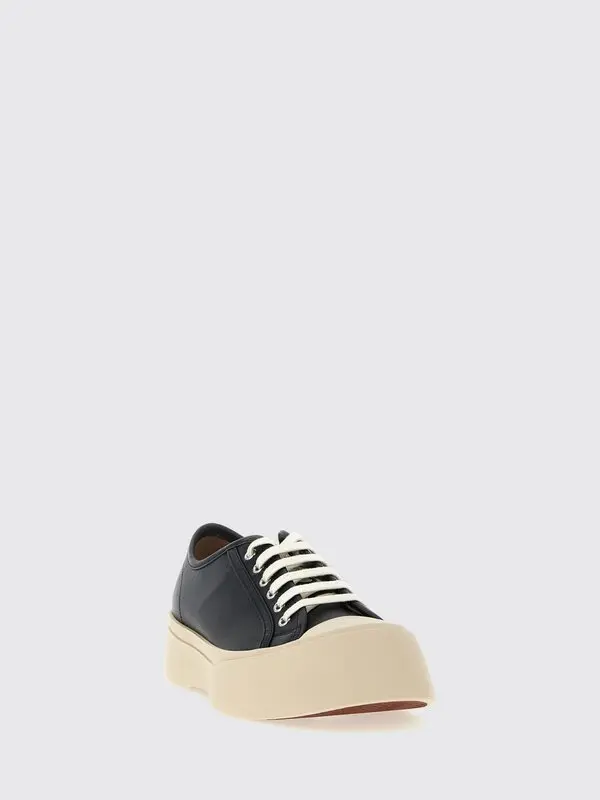 Marni Pablo Low-top Calfskin Sneakers With Platform Sole