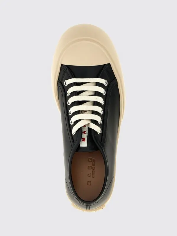 Marni Pablo Low-top Calfskin Sneakers With Platform Sole