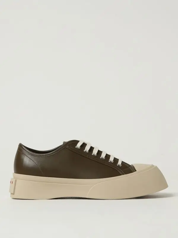 Marni Lace-up Sneakers - Sage