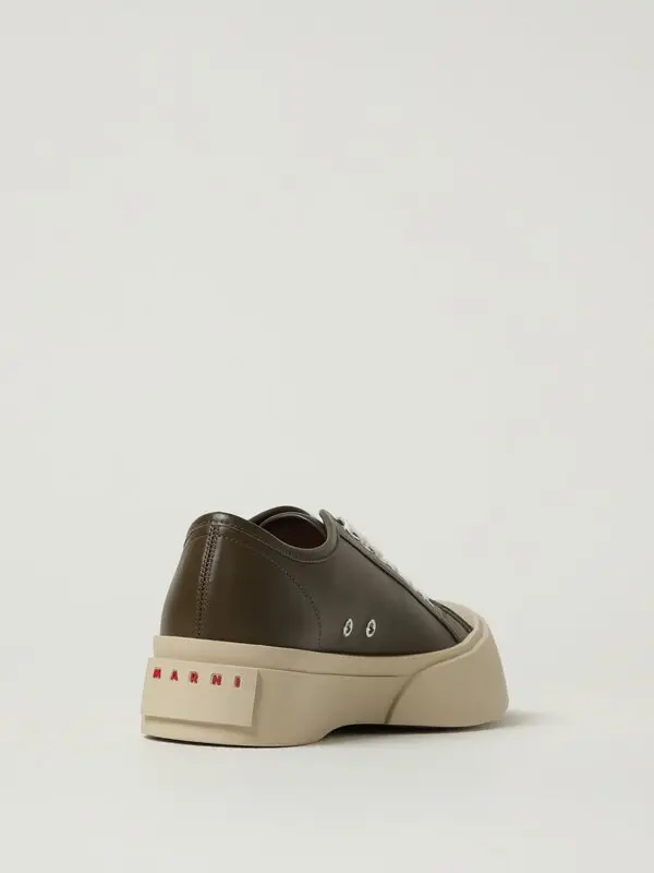 Marni Lace-up Sneakers - Sage