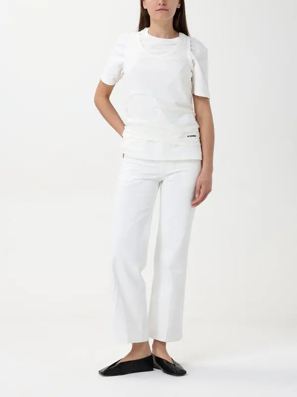 JIL SANDER Crewneck T-shirt - White