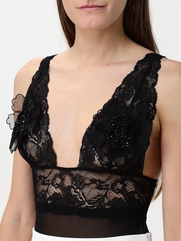 Elisabetta Franchi Lace Bodysuit