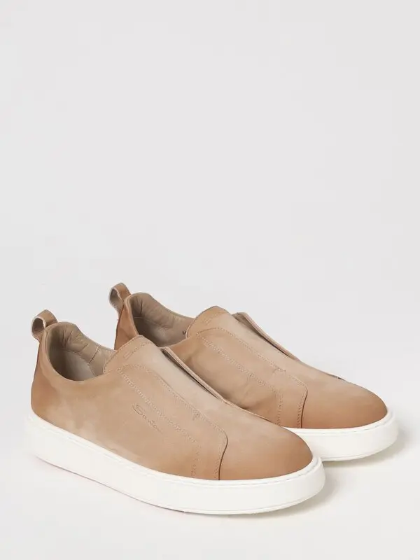 Santoni Slip-on Sneakers - Beige