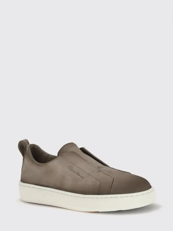 Santoni Slip-on Sneakers - Beige