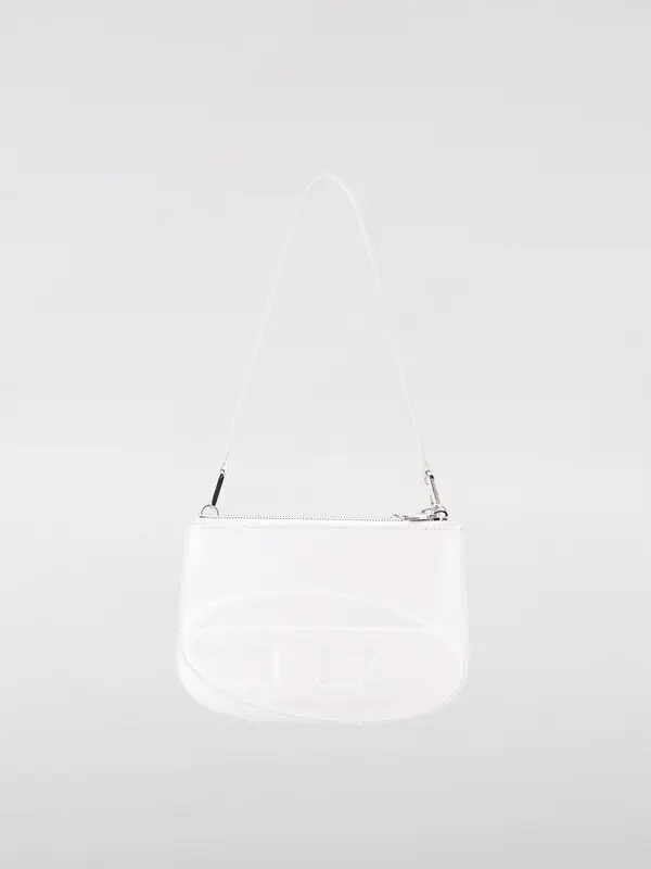 DIESEL® Embossed Logo Shoulder Bag - White