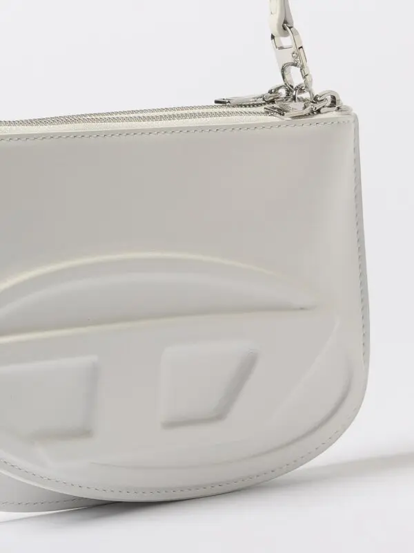 DIESEL® Embossed Logo Shoulder Bag - White
