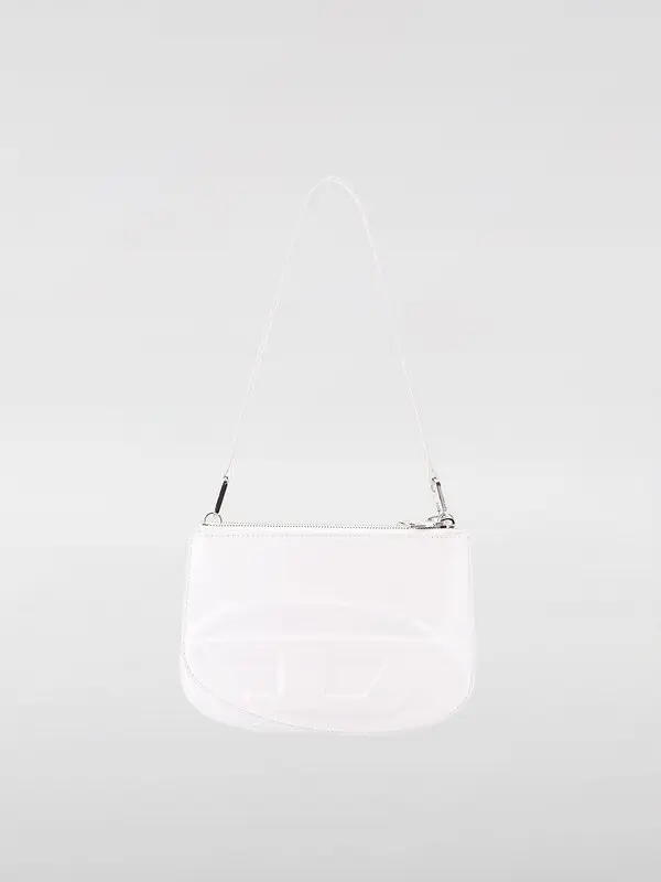 DIESEL® Embossed Logo Shoulder Bag - White