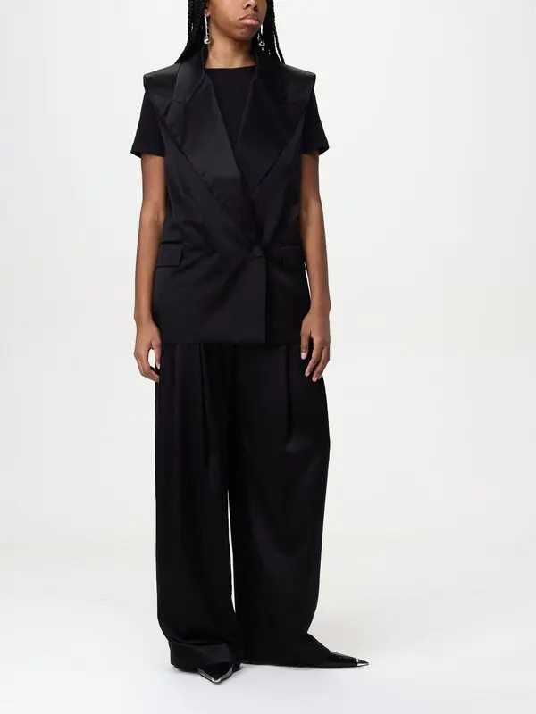 Nina Ricci Tailored Wide Leg Trousers - Black