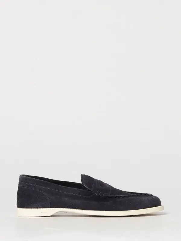 John Lobb Pace Suede Loafers - Blue
